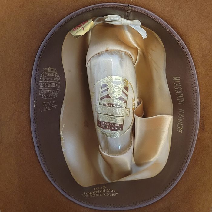 Vintage Vintage Thoroughbred Hat Co. Berman Buckskin Cowboy Hat | Grailed