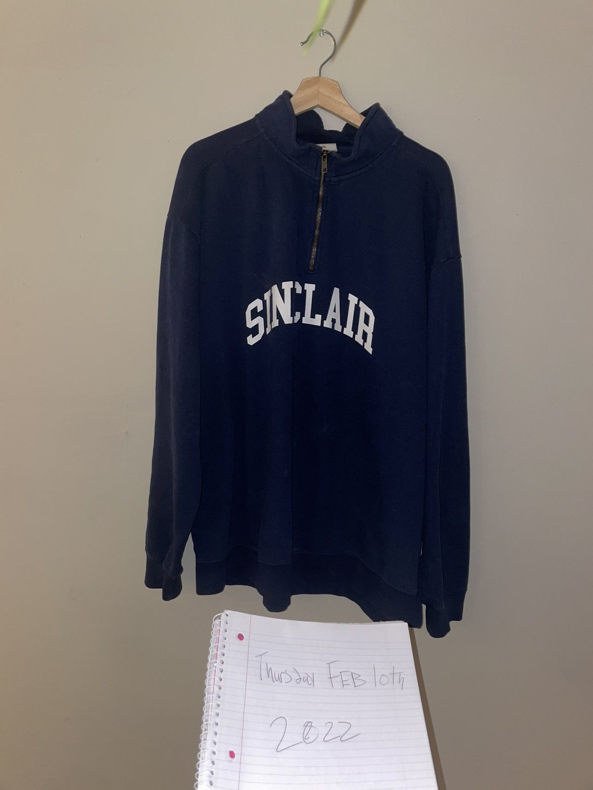 Anthony Sinclair × Sinclair Global Sinclair global quarter zip ( worn by lil uzi ) | Grailed