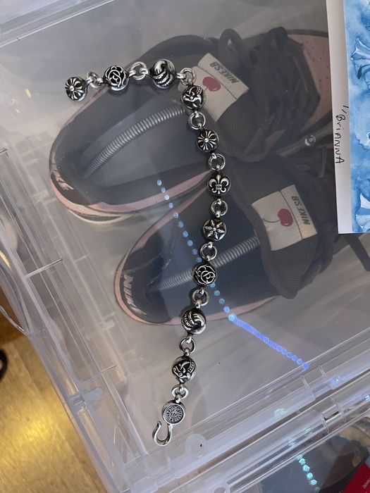 Chrome Hearts Chrome hearts Ball Cross talon bracelet | Grailed
