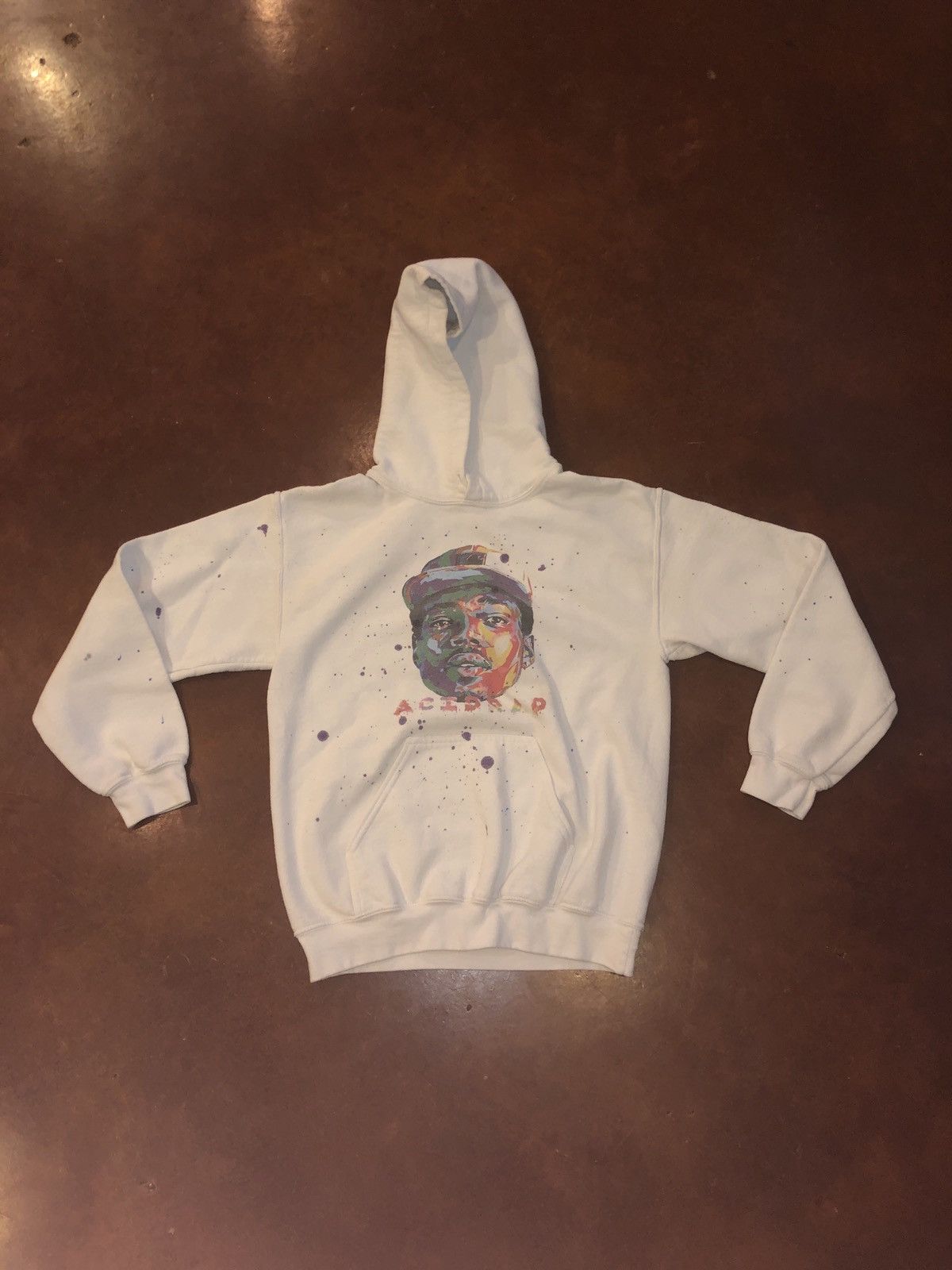 Gildan Chance the Rapper White Trippy Hoodie | Grailed