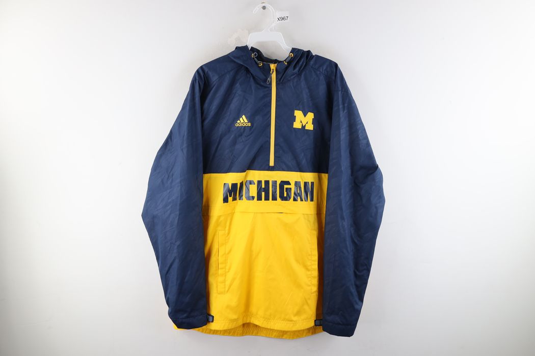 Adidas Adidas University of Michigan Team Issued Pullover Jacket | Grailed