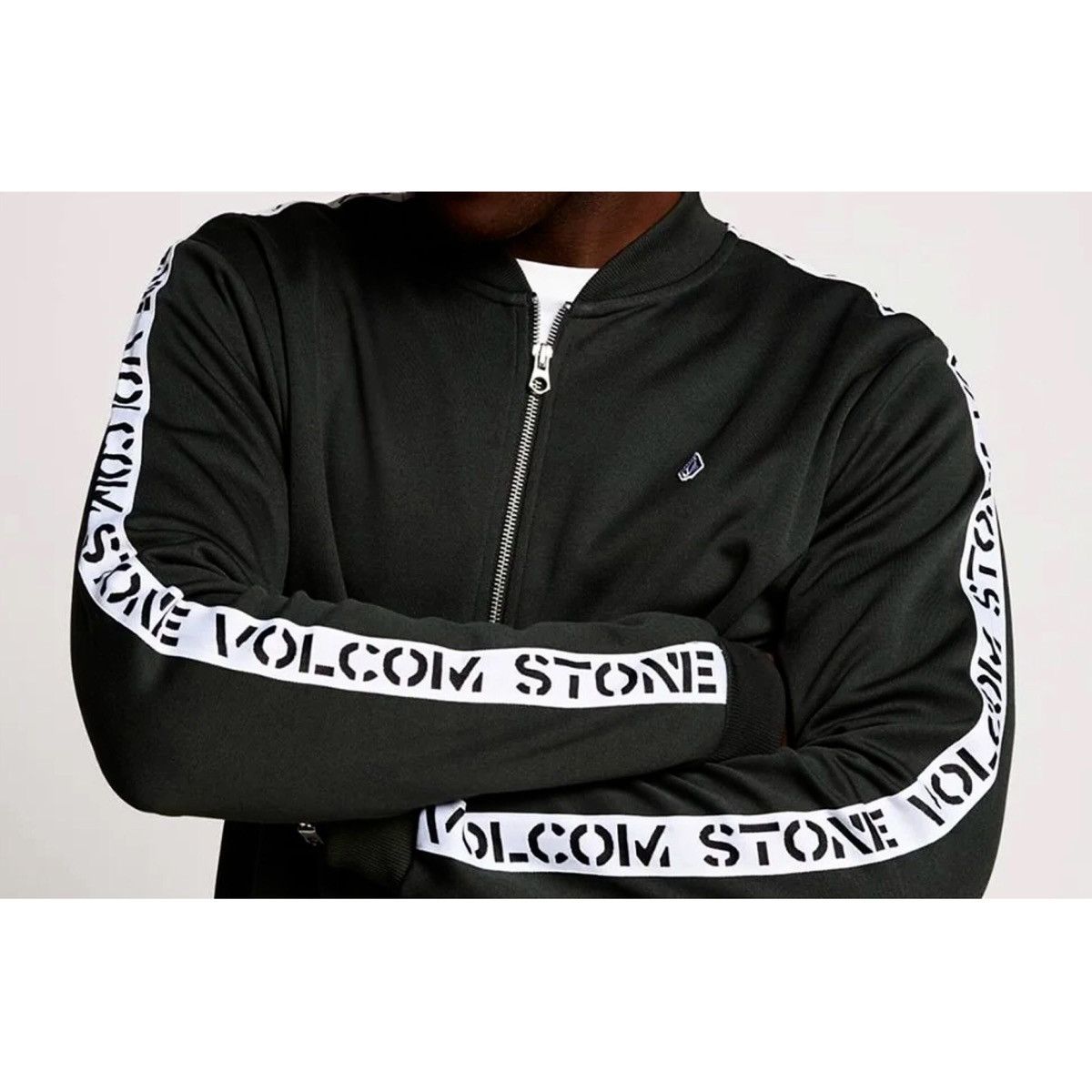 Volcom Volcom Stone Album Logo Zip Up Track Jacket | Grailed