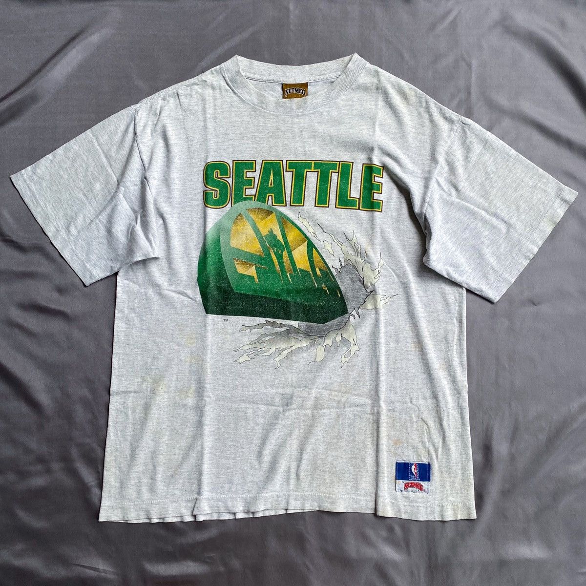 NBA × Nutmeg × Vintage Vintage 90's Nutmeg Seattle Supersonics | Grailed