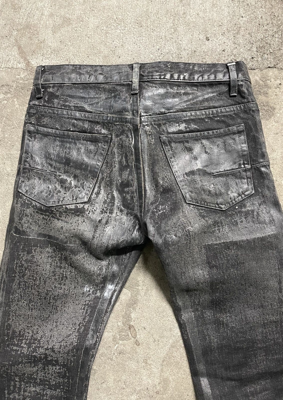 Dior × Hedi Slimane AW03 “Luster” Dior Hedi Slimane Wax/Coated Clawmark ...