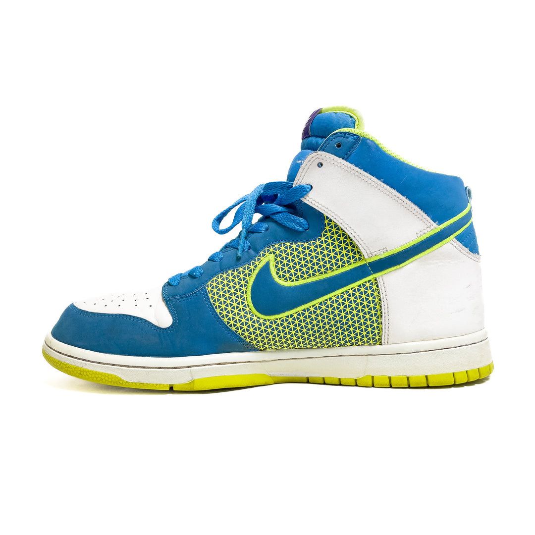 Nike Dunk High 'Superhero Pack - Photo Blue Volt' | Grailed