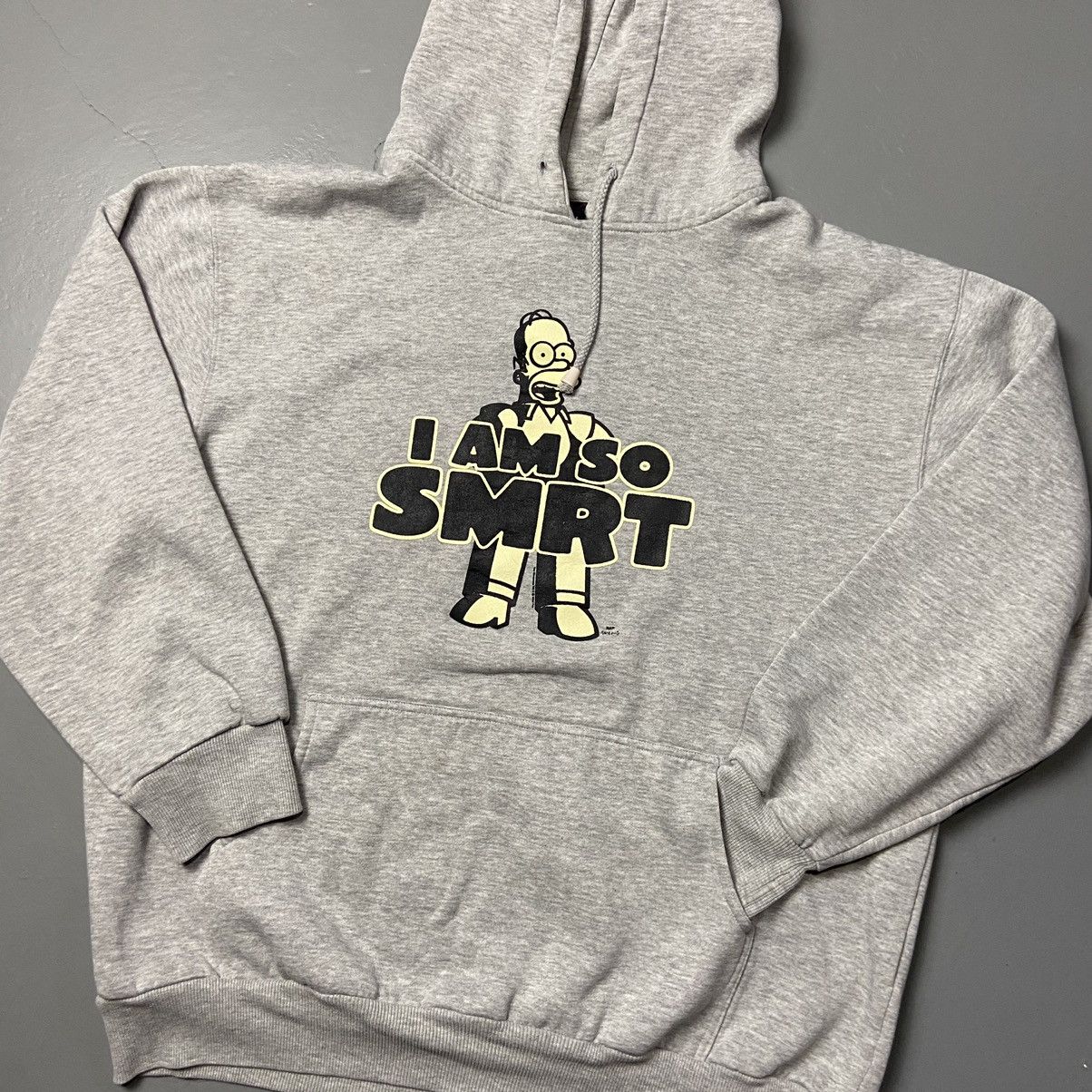 Vintage Y2k Simpsons Homer I am smrt hoodie | Grailed