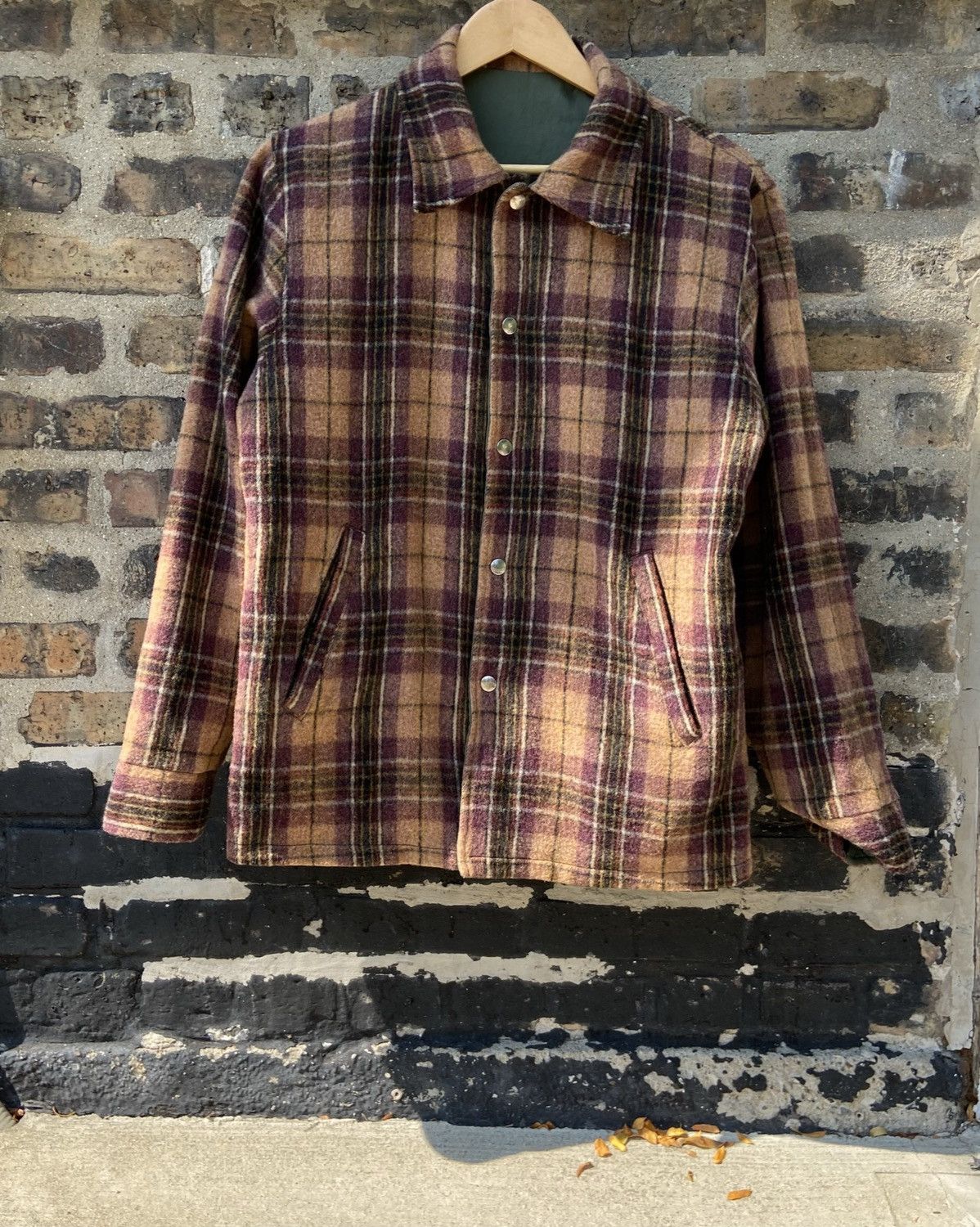 South2 West8 Reversible Flannel Flight Jacket | Grailed