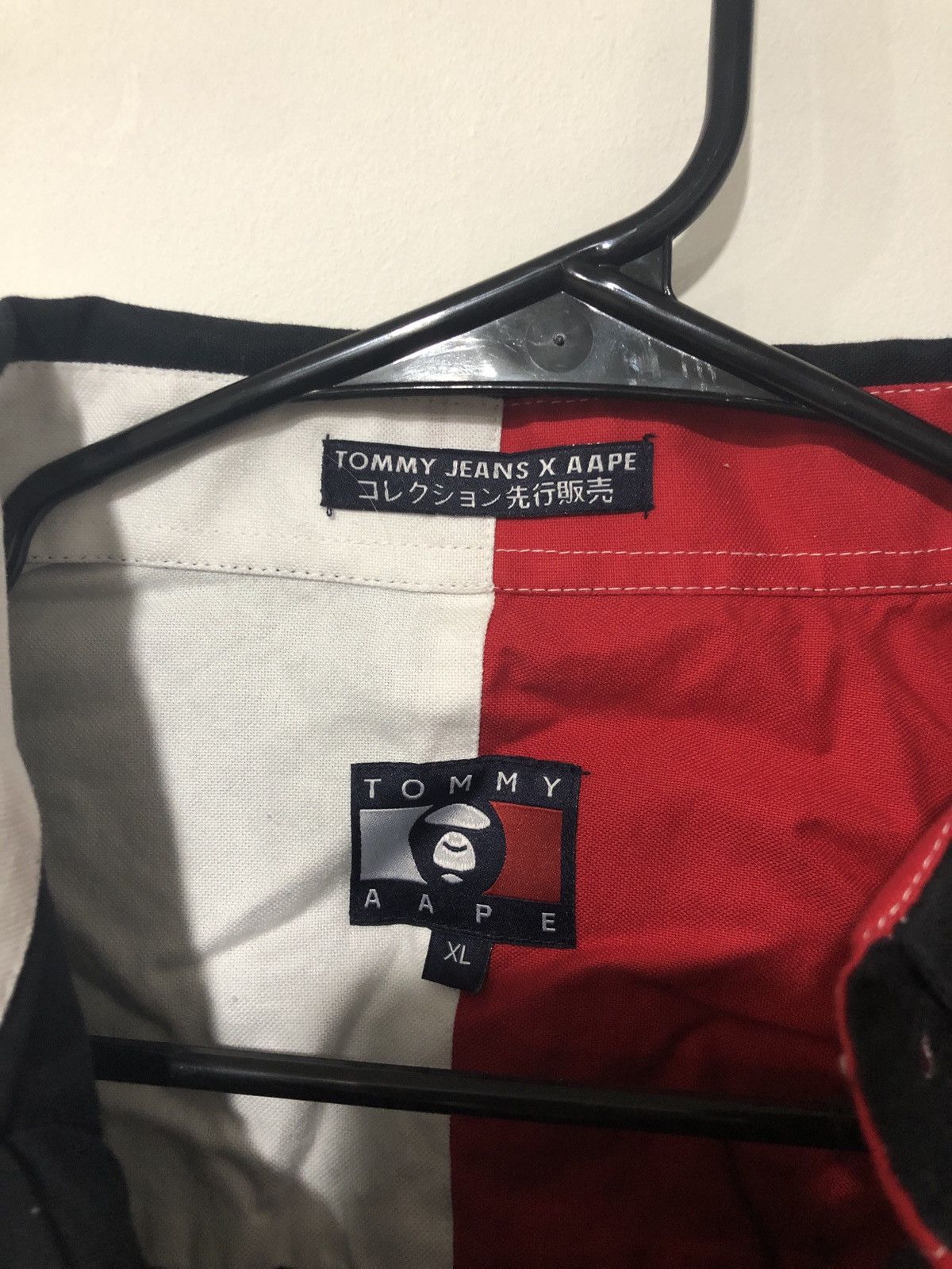 Tommy Hilfiger Tommy Hilfiger x AAPE collab button up | Grailed