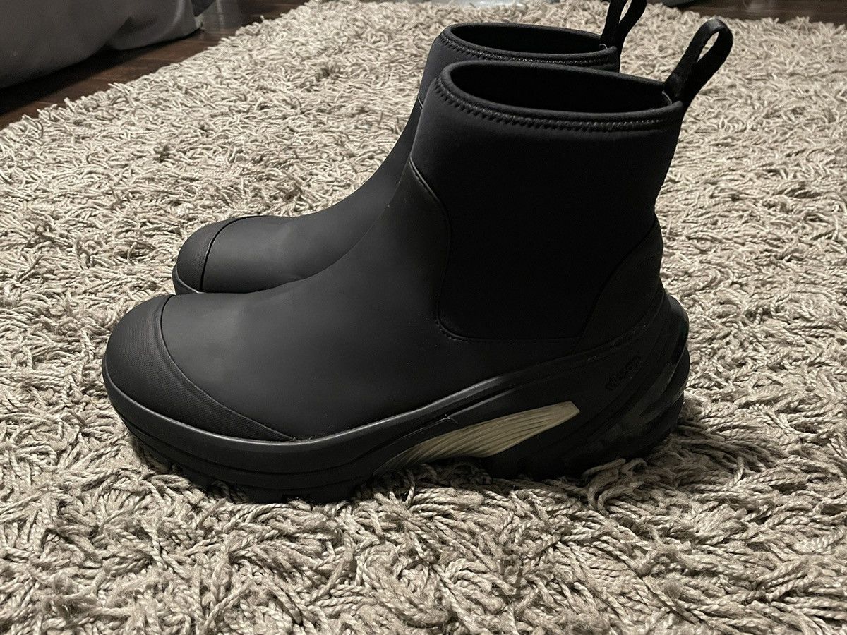 1017 ALYX 9SM × Alyx 1017 Alyx 9SM Black Vibram Sole Mid Boot | Grailed