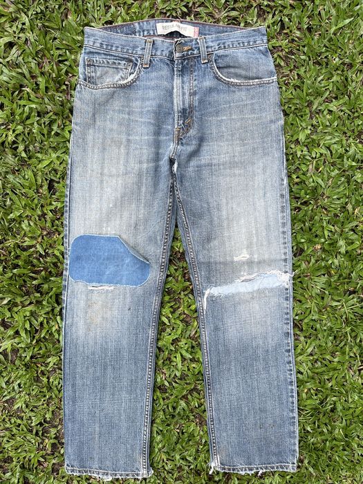 Levi's Vintage Levis 505 Patchwork Jeans- J025 | Grailed