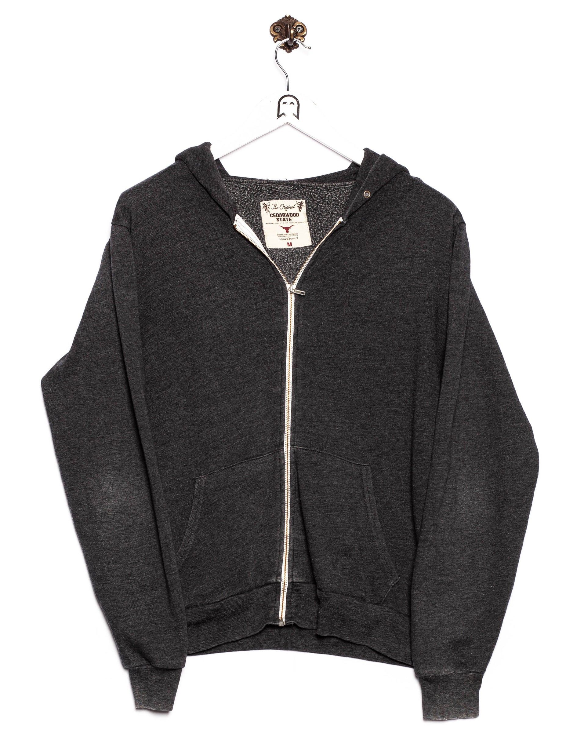 Cedar Wood State Vintage Cedar Wood State Sweat Jacket Plain Look Grey ...