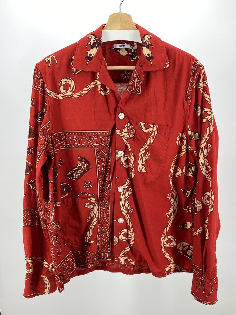 Bode FW21 Stage Coach Bandana Cowboy M/L | Grailed