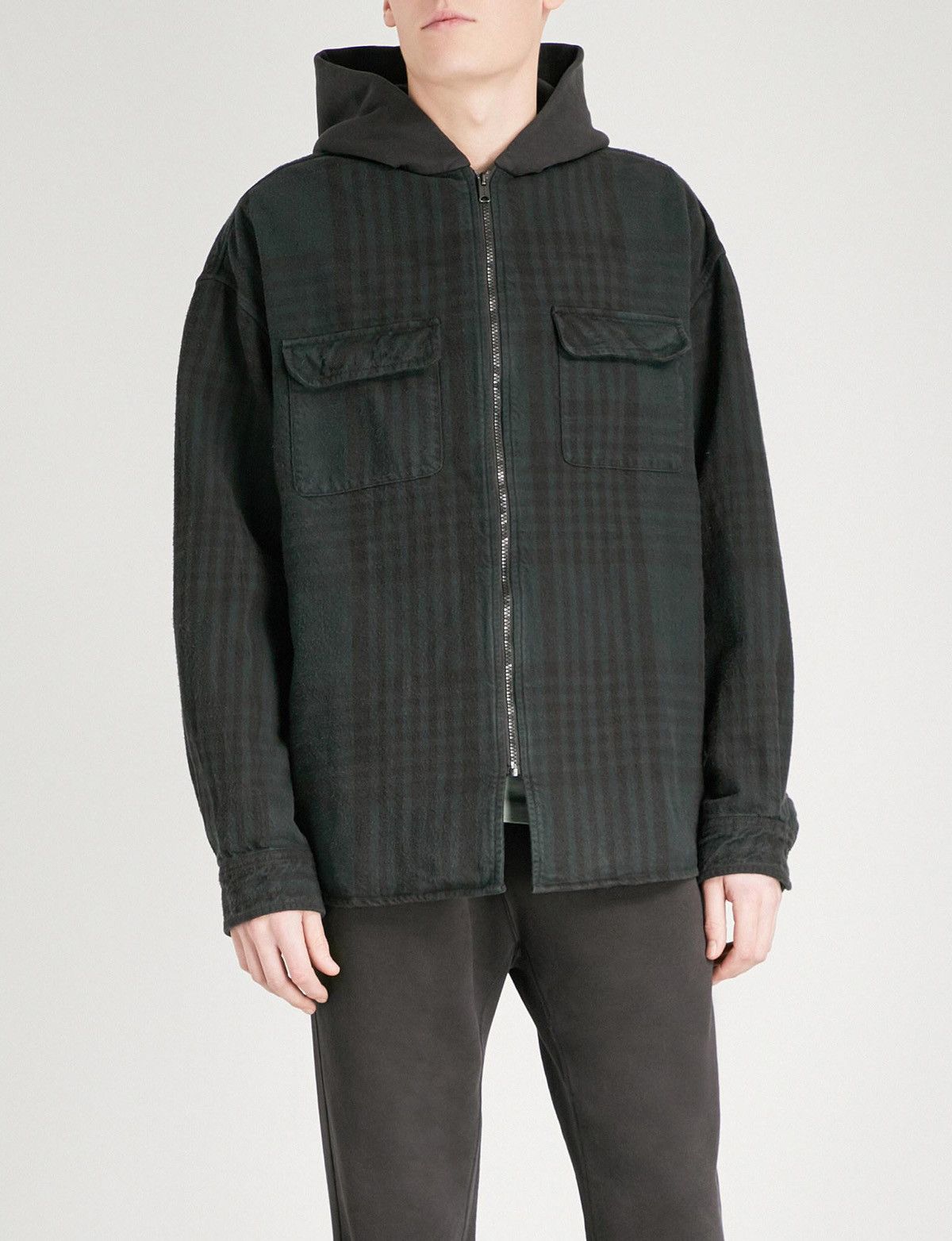 Yeezy Yeezy Season 5 Hooded Flannel Size M | Grailed