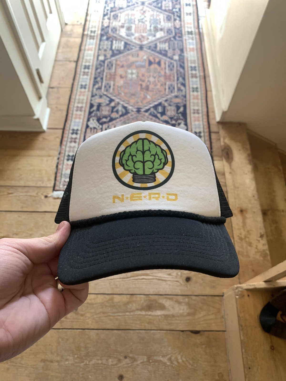 Pharrell × Vintage NERD Trucker Hat | Grailed