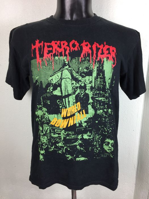 Vintage Vtg 00s Terrorizer World Downfall Band Tshirt Death Metal | Grailed