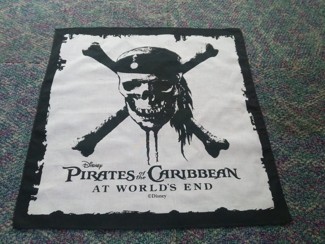 Disney Pirates of the Caribbean Pocketsquare Handkerchief Bandana | Grailed