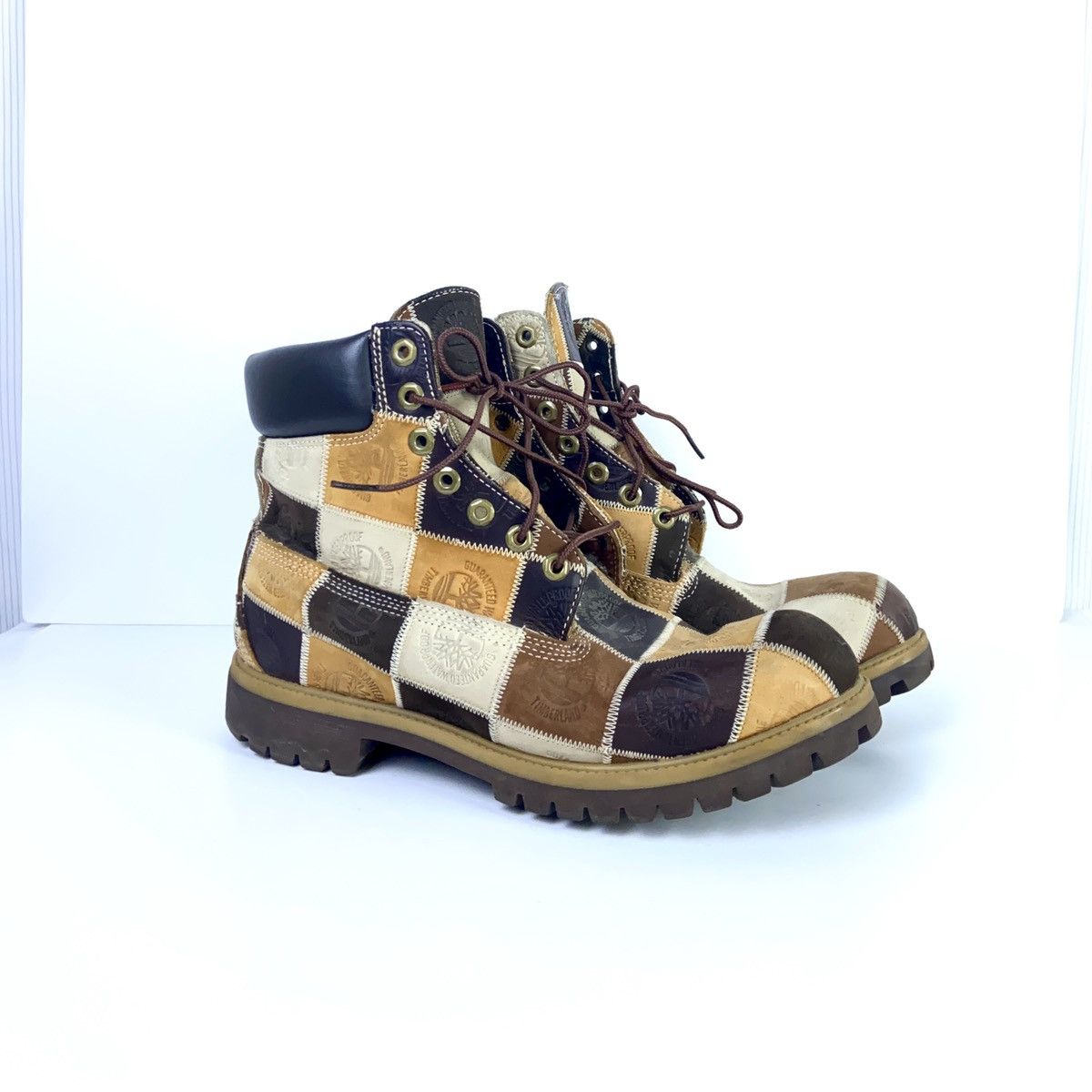 Timberland Rare Timberland Patchwork Boots | Grailed