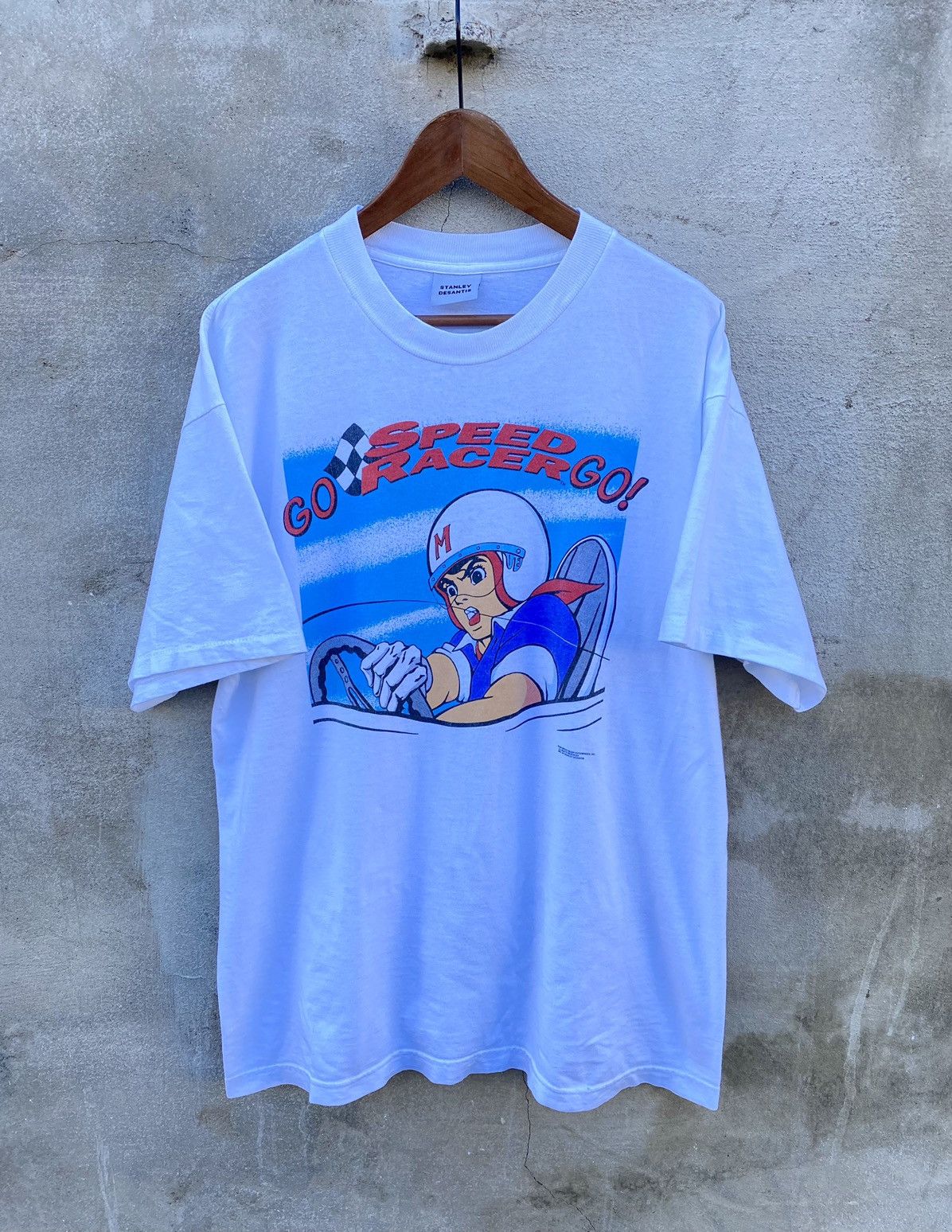 Made In Usa × Movie × Vintage Vintage Speed Racer tee anime merch shirt ...