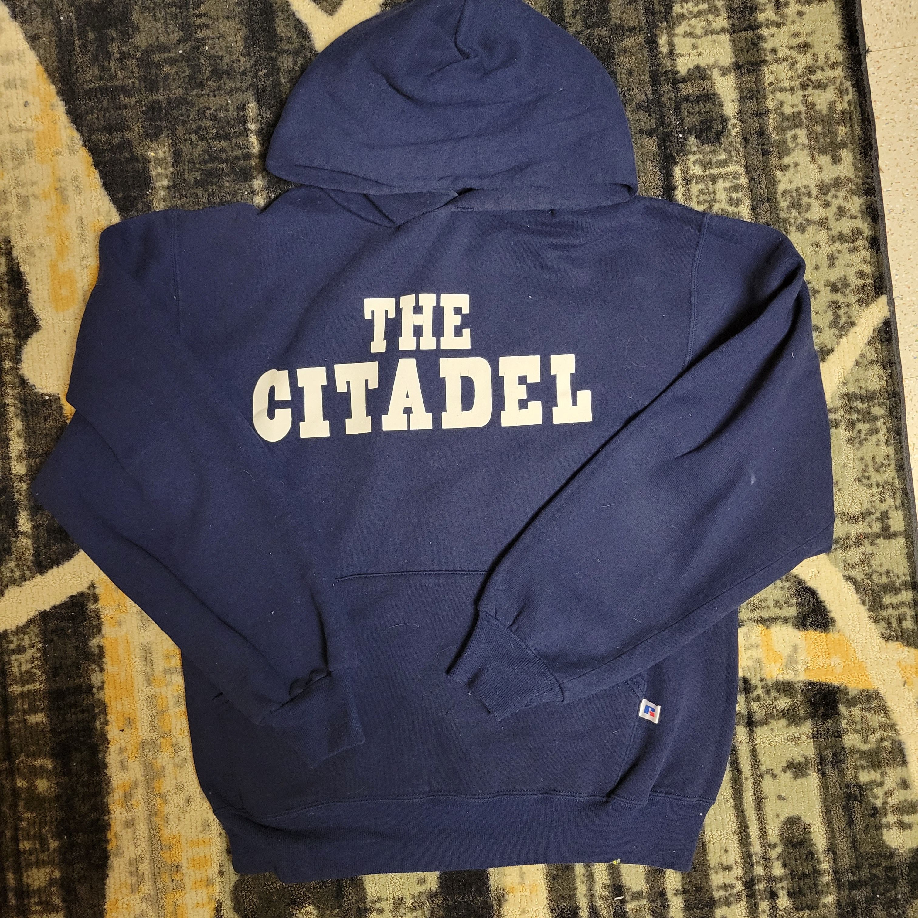 Vintage 80s/90s The Citadel College Hoodie | Grailed