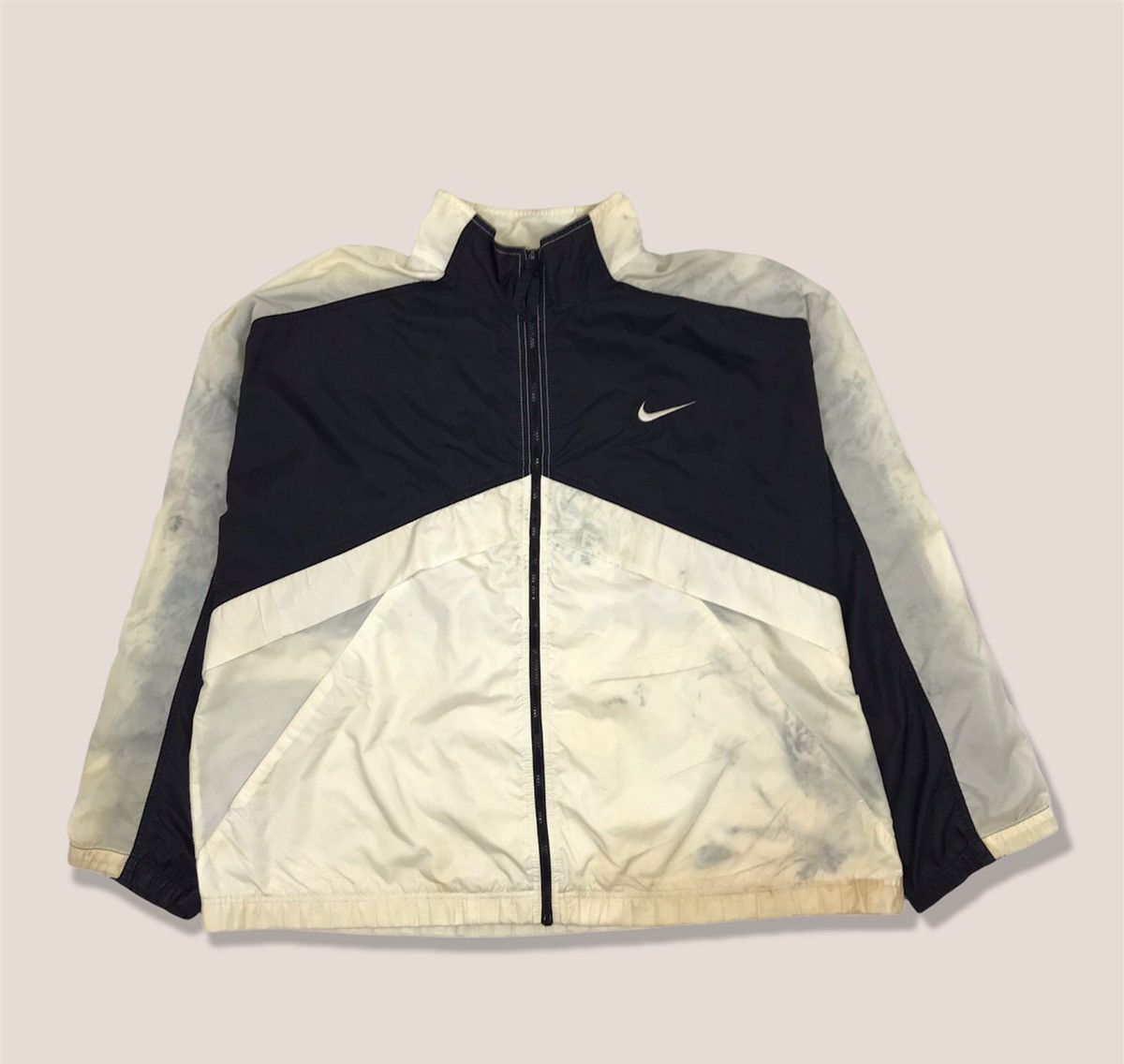 Nike × Streetwear × Vintage Vintage Distressed Nike Big Logo Jacket ...