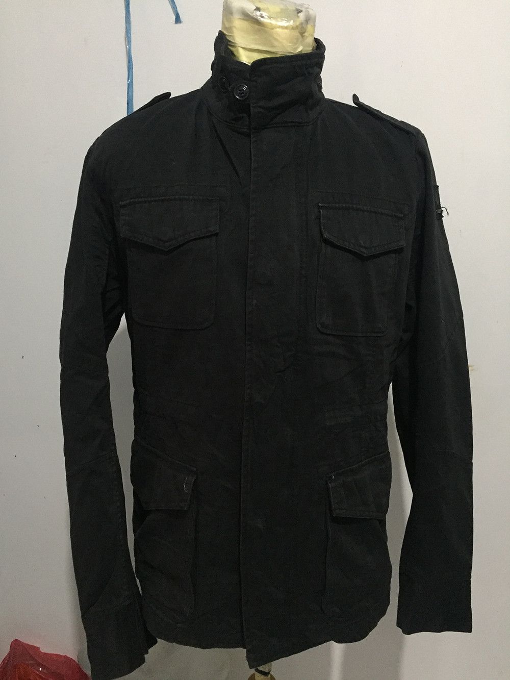 Diesel × Vintage Diesel Field Military M65 Black Jacket XL Fit L | Grailed