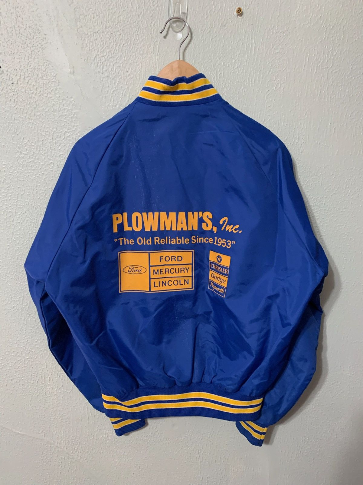 Vintage Vintage Ford Plowman’s Satin Jacket | Grailed
