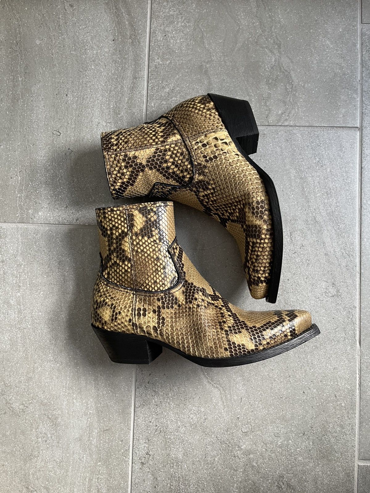 Saint Laurent Paris Saint Laurent Python Lukas Boot (FINAL DROP) | Grailed