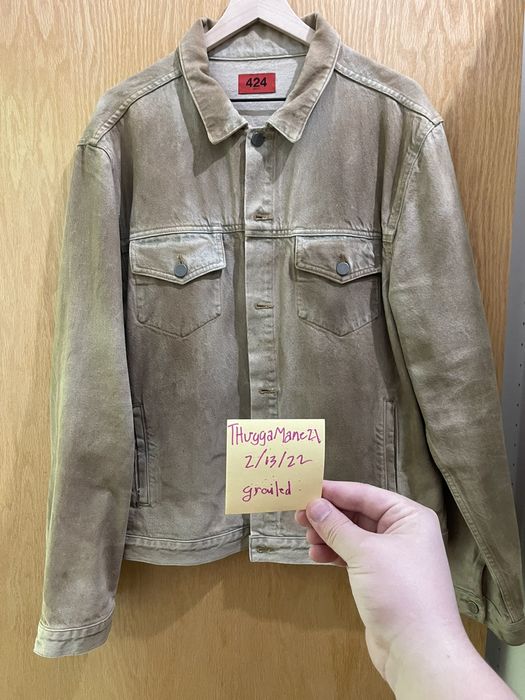 424 On Fairfax 424 Denim Paisley Jacket | Grailed