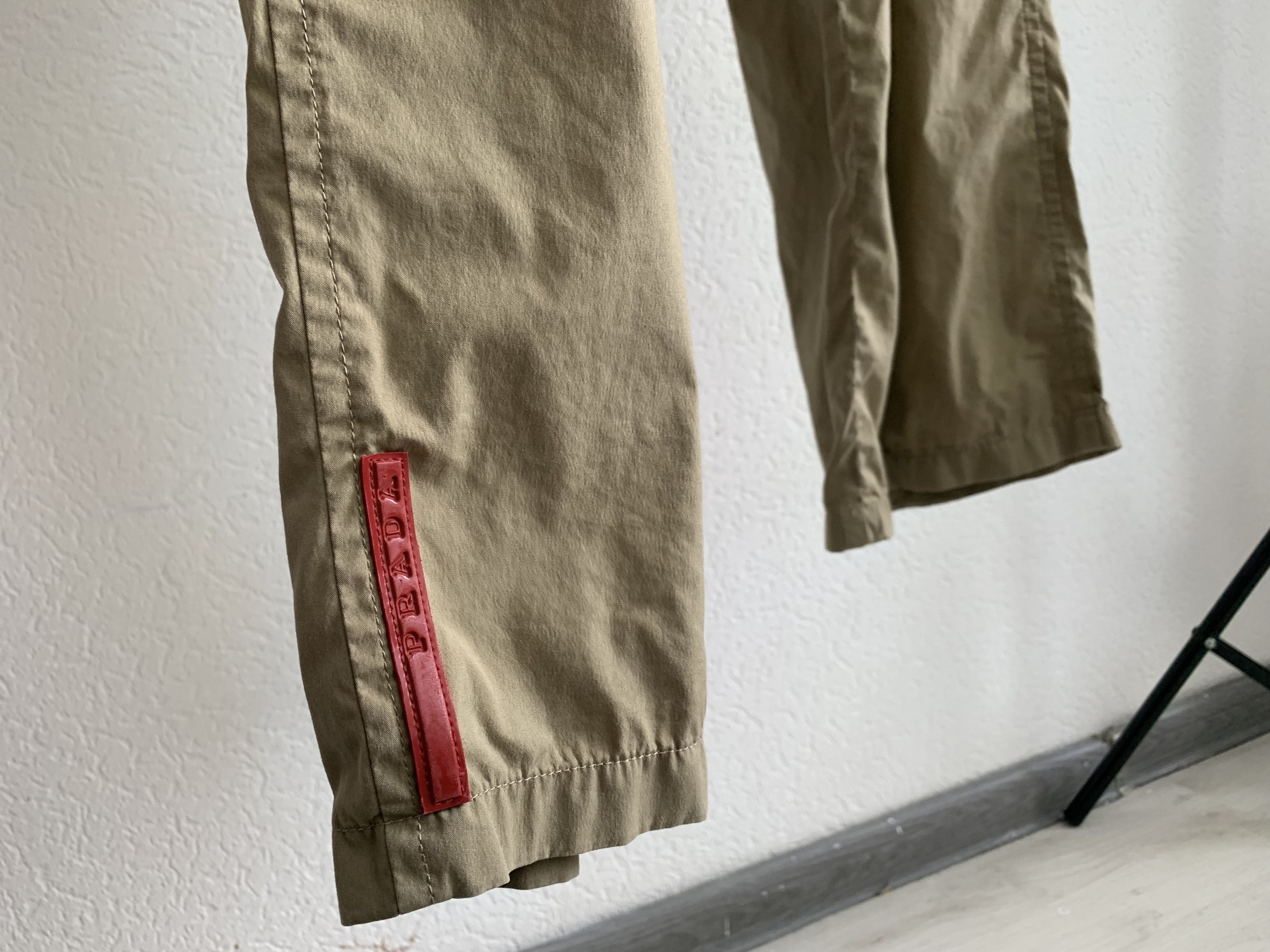 Prada Prada Red Tab Sport Pants | Grailed