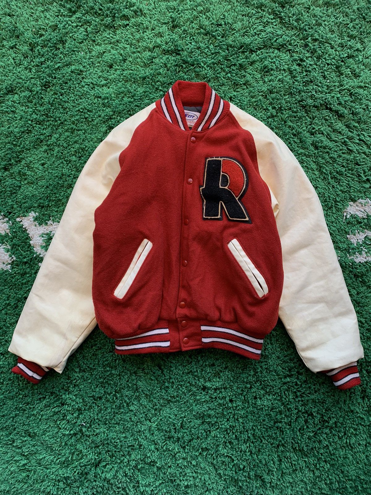Neff 90’s Neff Letterman Varsity Jacket | Grailed