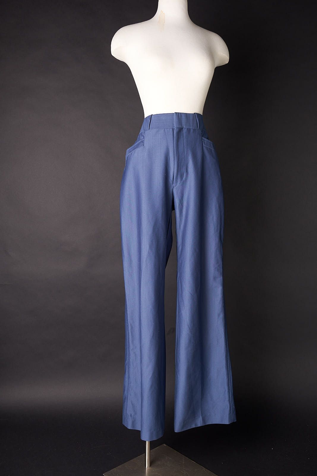 Vintage Vintage 1970s Slate Blue Slacks Trousers Pants | Grailed