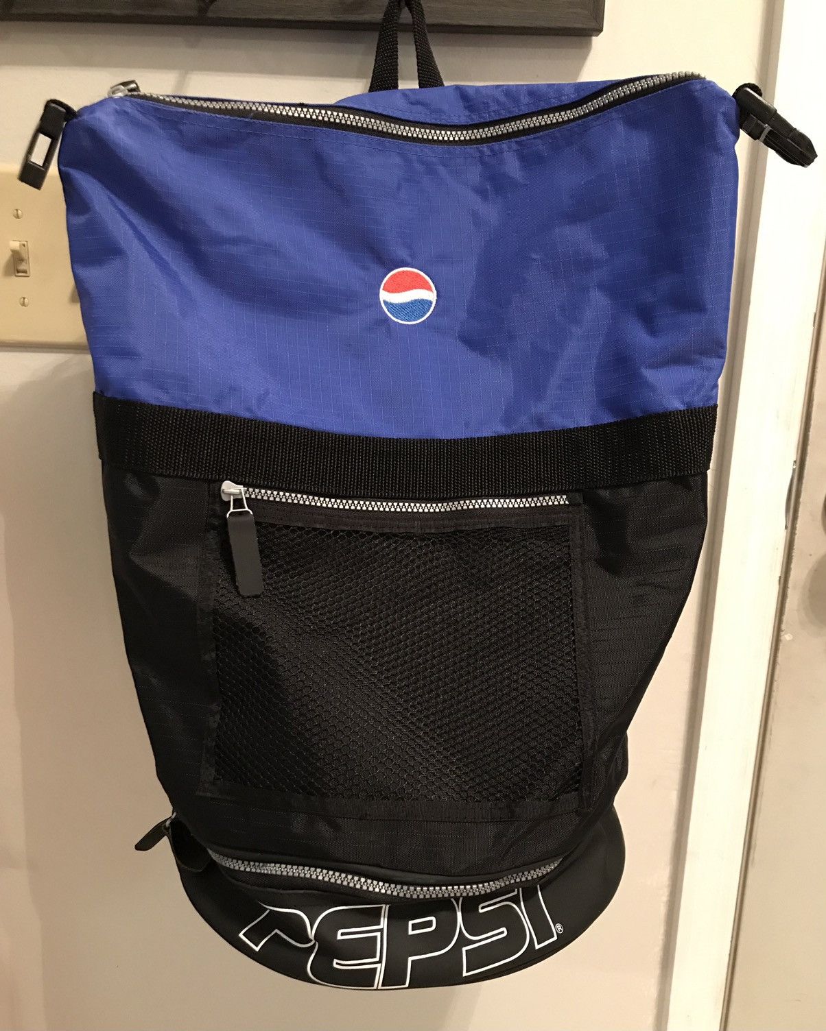 Vintage Vintage 90’s Pepsi Spell-Out Backpack Bag | Grailed