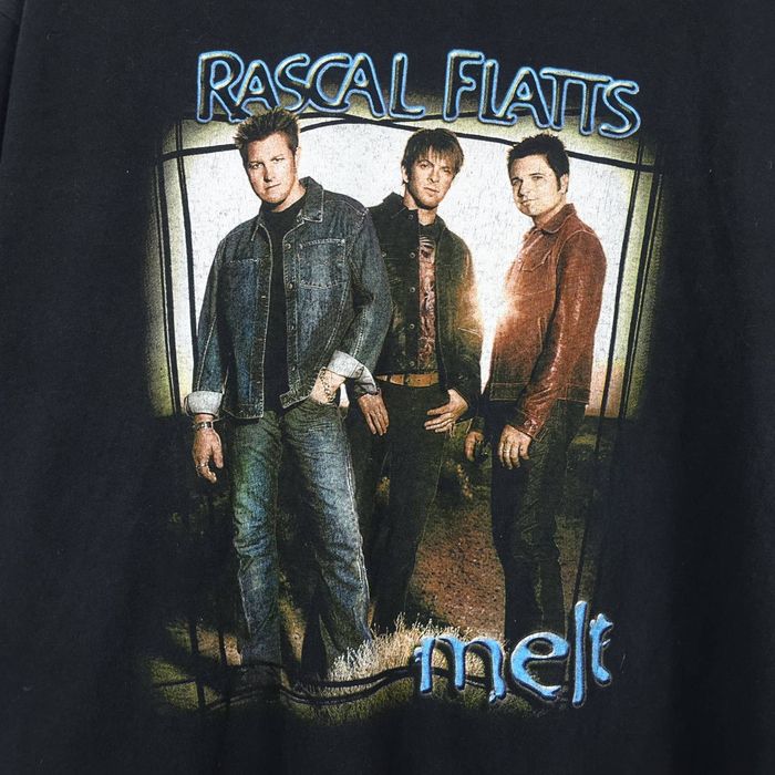 Vintage Vintage Rascal Flatts Melt Diamond RIO Band Tee 2000 | Grailed