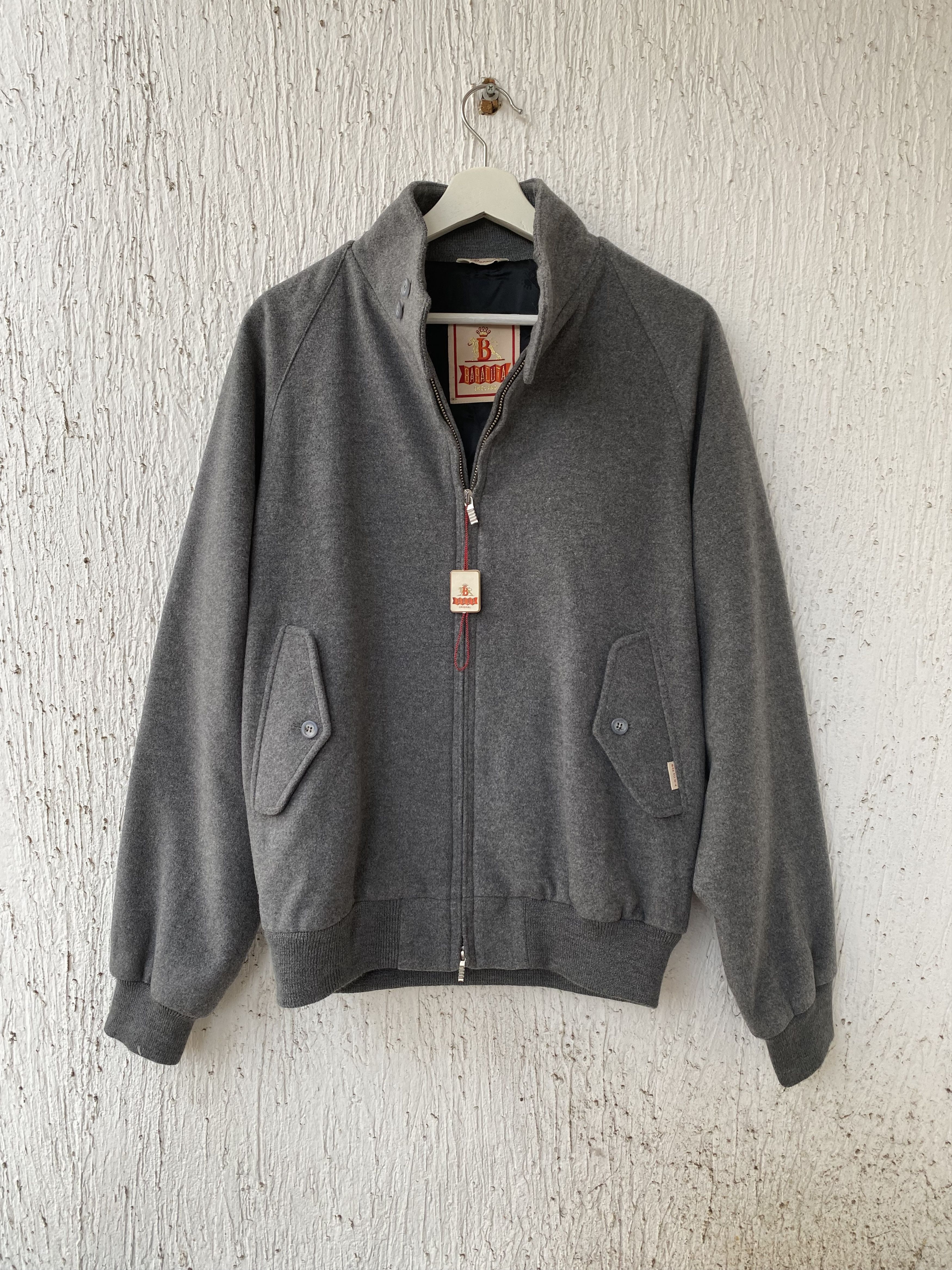 Baracuta Baracuta G9 Melange Virgin Wool-Tweed Harrington Jacket | Grailed