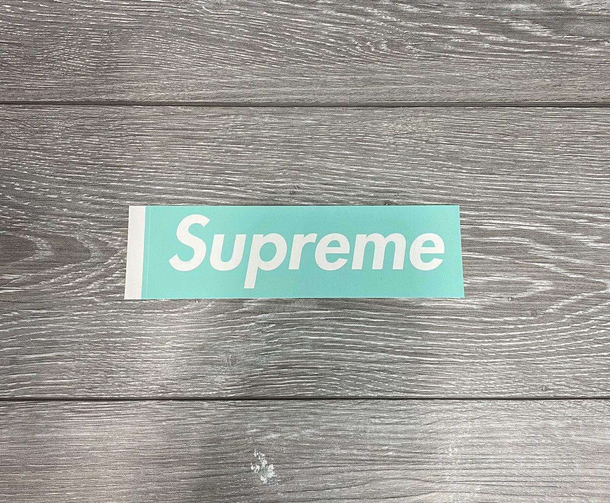 Supreme × Tiffany & Co. Supreme x Tiffany Box Logo Sticker | Grailed
