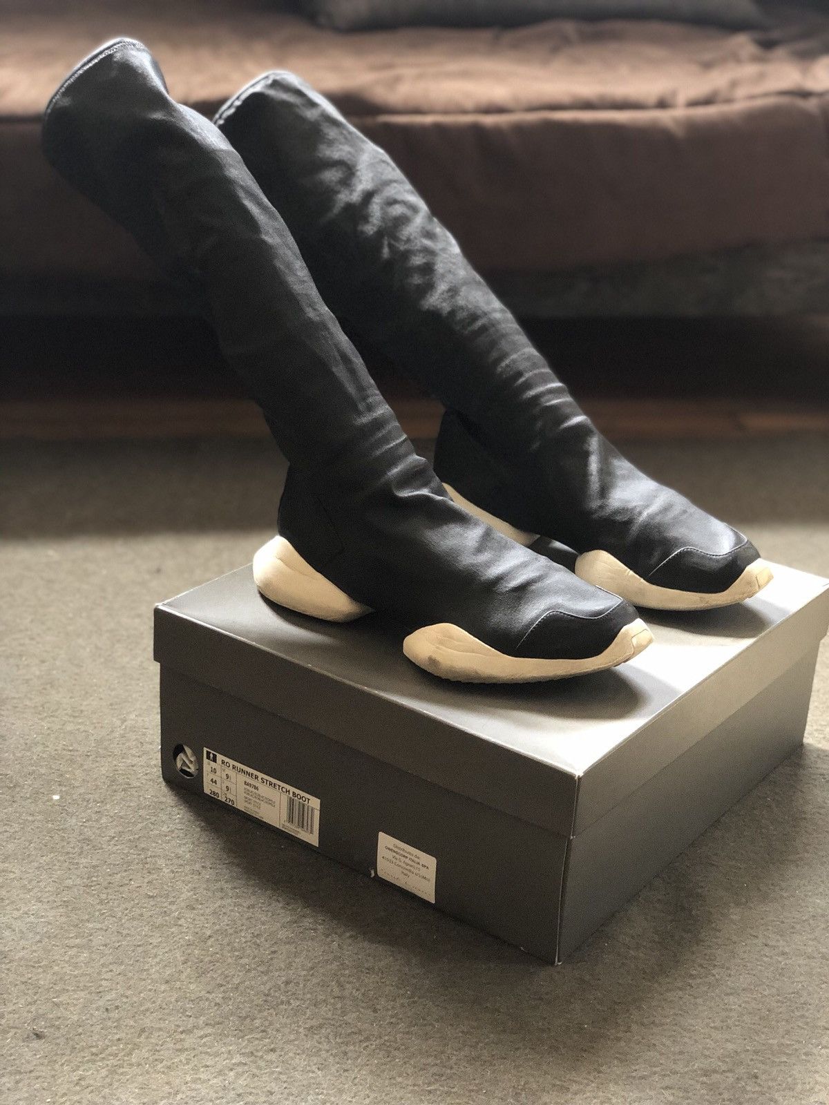 Adidas Rick Owens x Adidas Runner Stretch Boot | Grailed