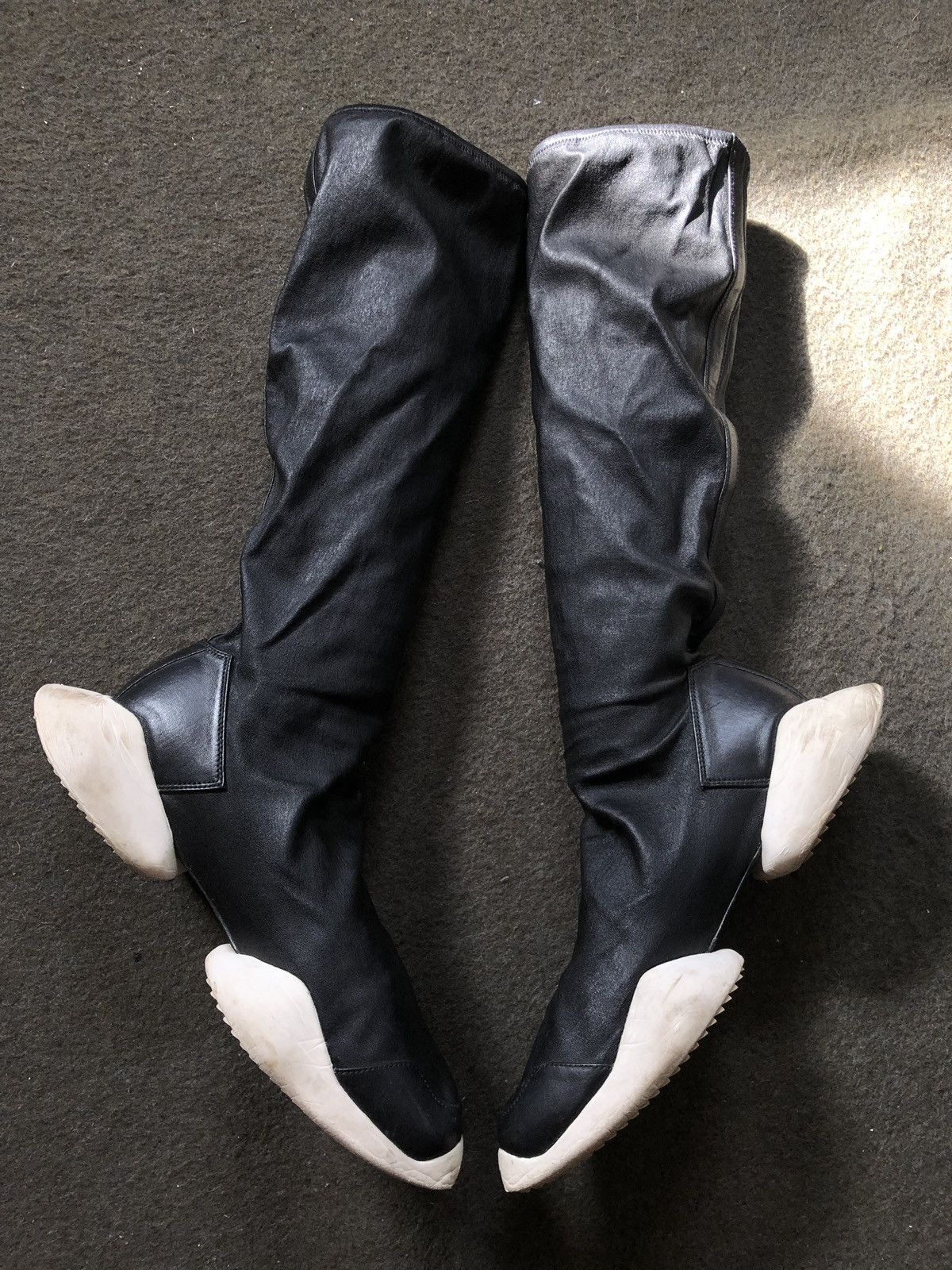 Adidas Rick Owens x Adidas Runner Stretch Boot | Grailed