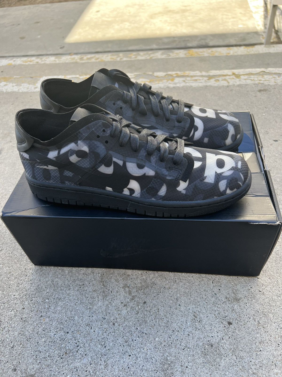 Comme des Garcons × Nike Nike Cdg dunk low | Grailed