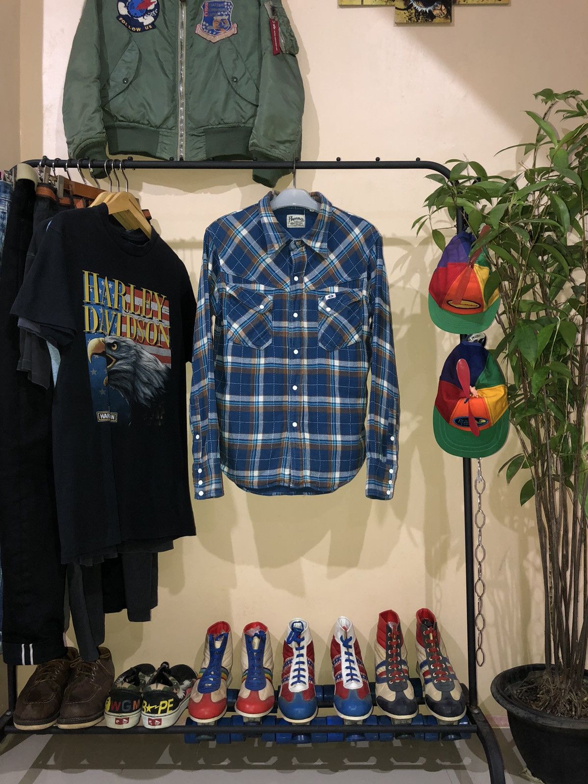 Pherrows Pherrows Flannel Workwear Shirt | Grailed