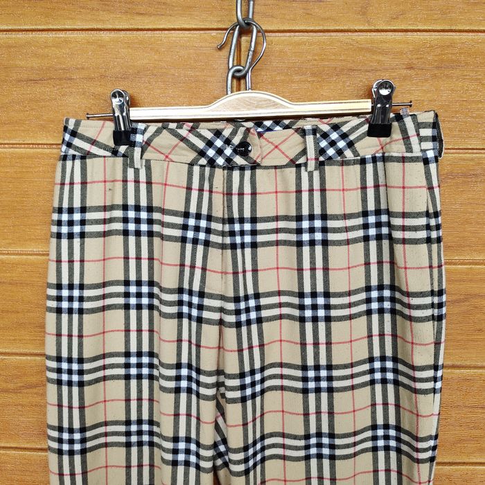 Vintage Vintage Classic Burberrys Blue label Plaid Checkered Pants ...