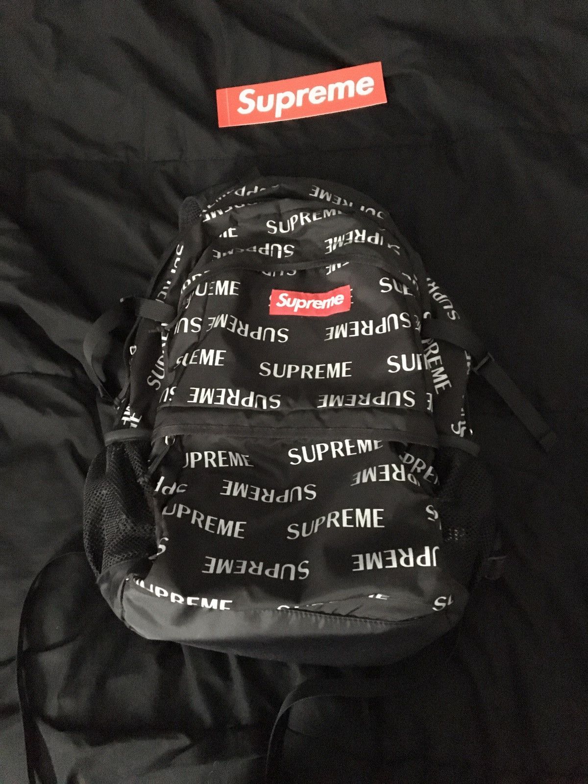 Supreme 3m Reflective Supreme Backpack | Grailed