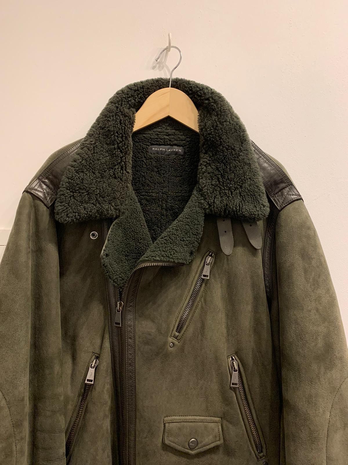 Ralph Lauren Rare Ralph Lauren Black Label Lamb Skin Shearling Jacket ...