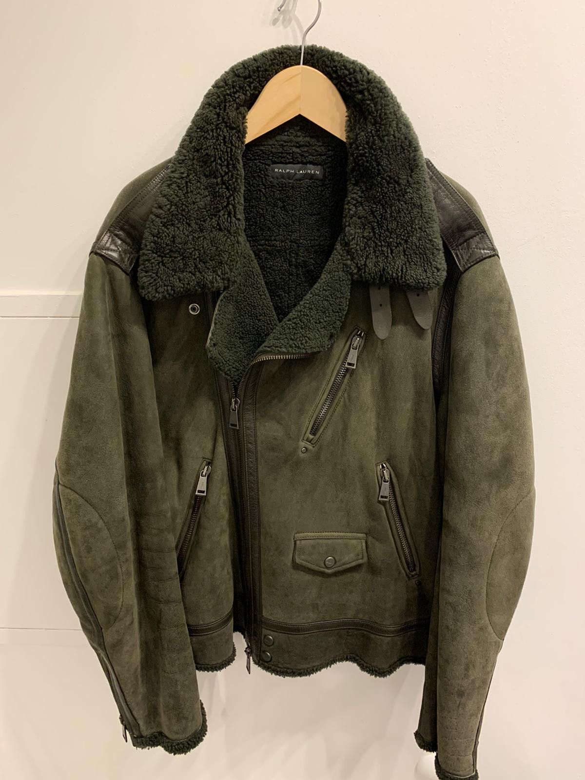 Ralph Lauren Rare Ralph Lauren Black Label Lamb Skin Shearling Jacket ...