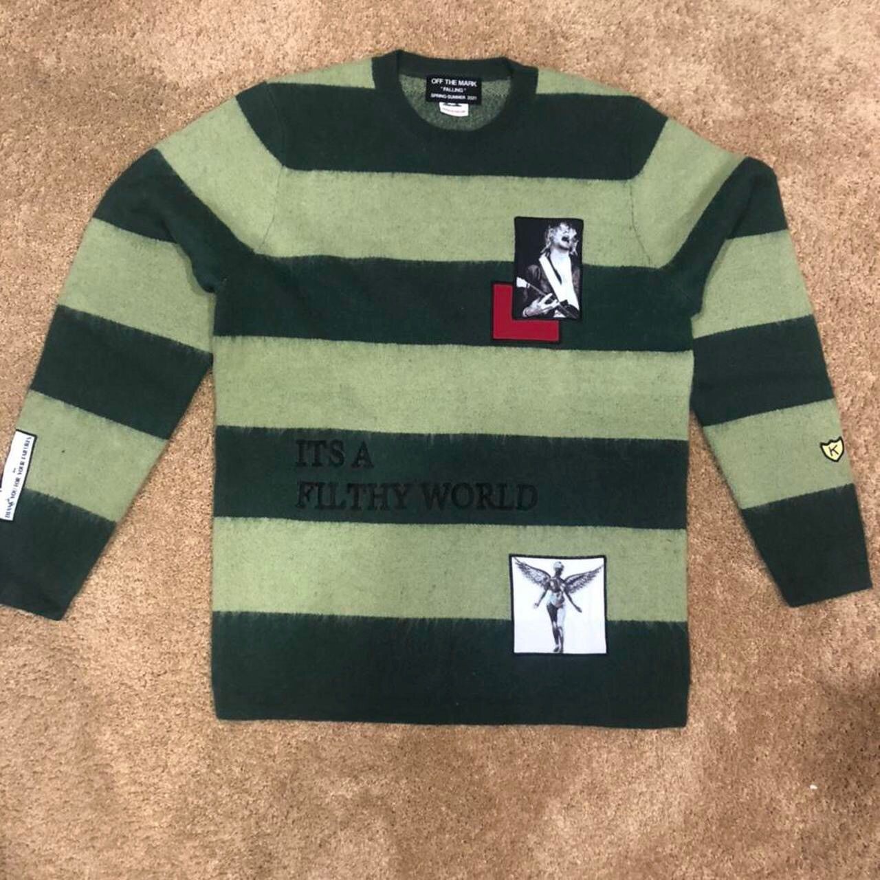 Designer × Streetwear Failure Mohair Kurt Cobain Sweater | Grailed