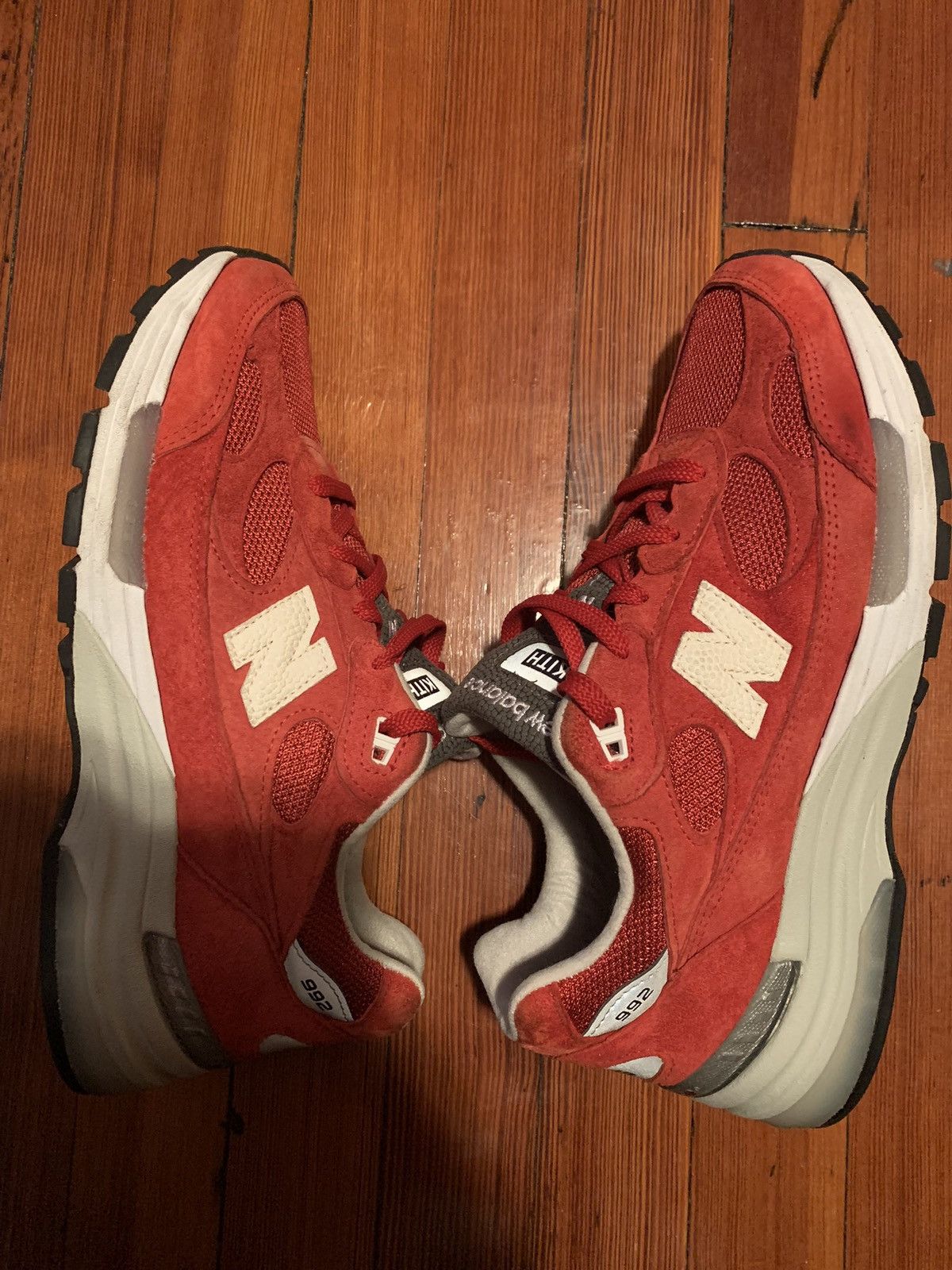 New Balance New Balance 992 Kith Kithmas Red | Grailed