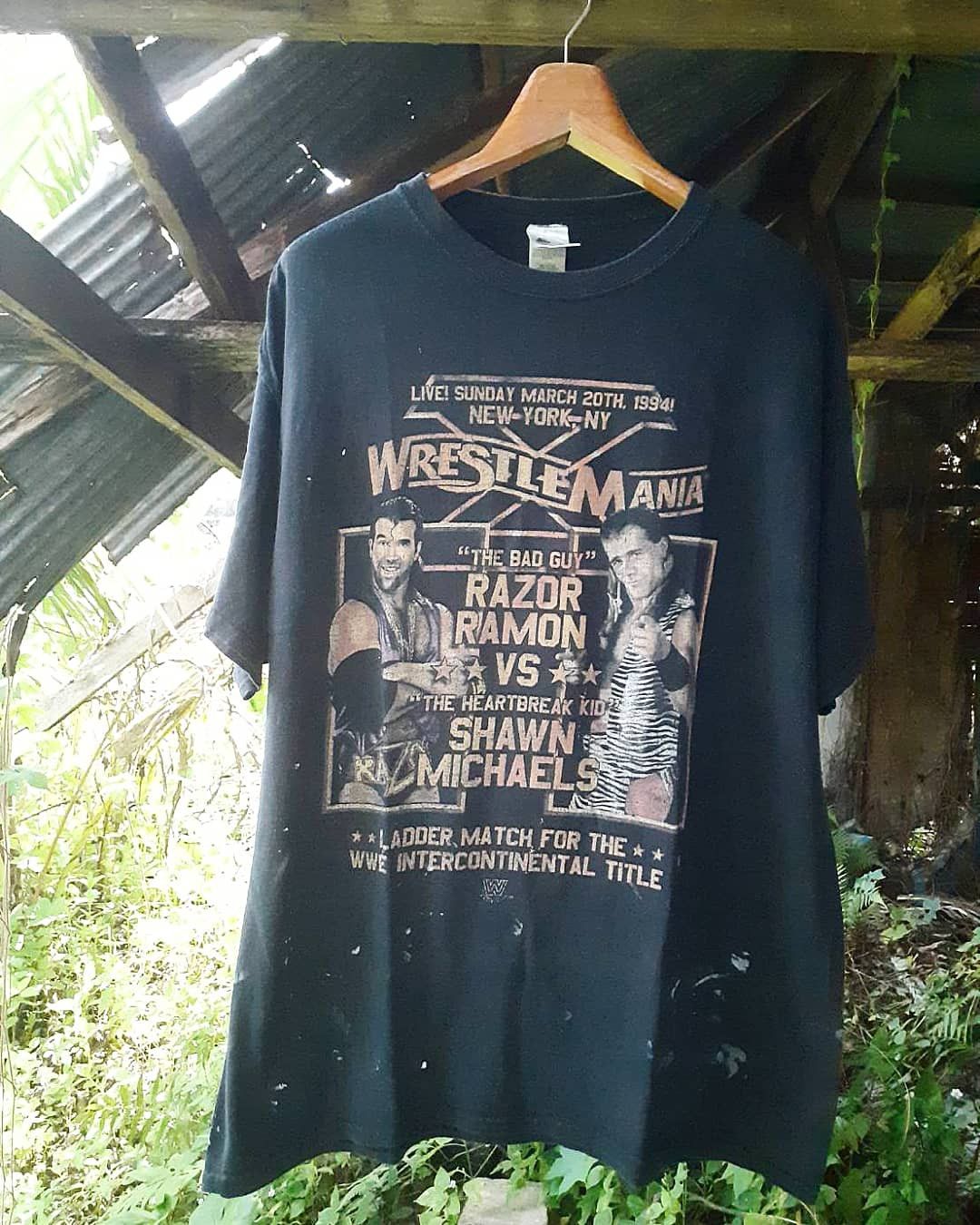 Vintage × Wwe × Wwf Vintage Wrestle Mania Razor Ramon vs Shawn Michaels ...