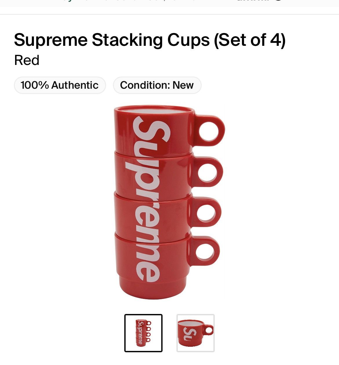 Supreme Supreme Stacking Cups | Grailed