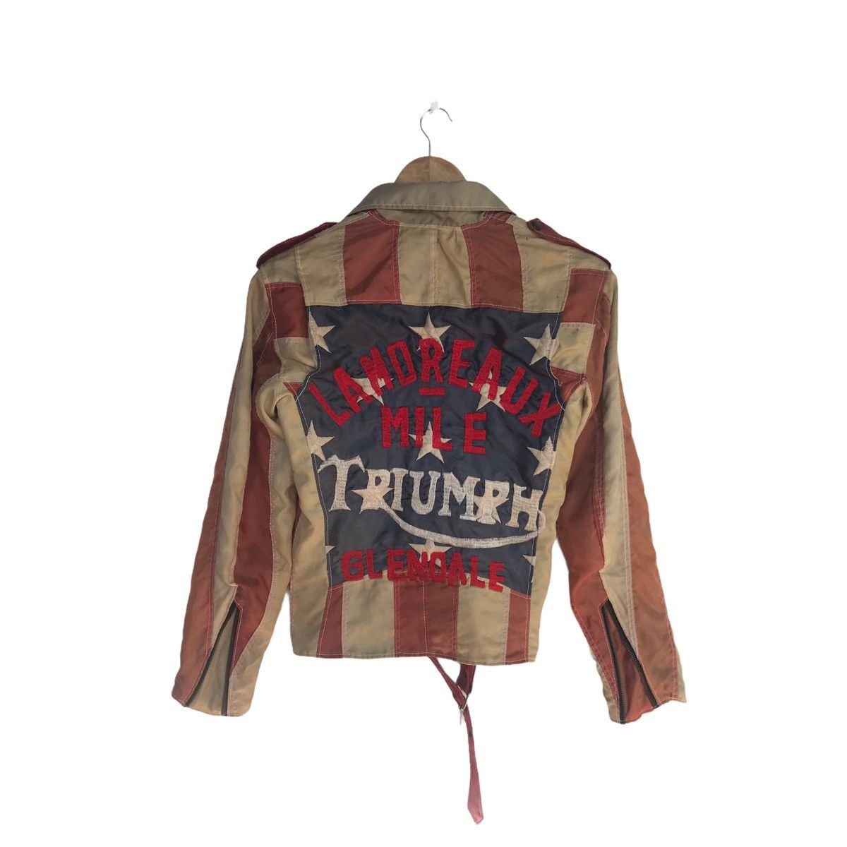 Vintage Vintage Triumph Motorcycle Jacket Embroidery Triumph | Grailed