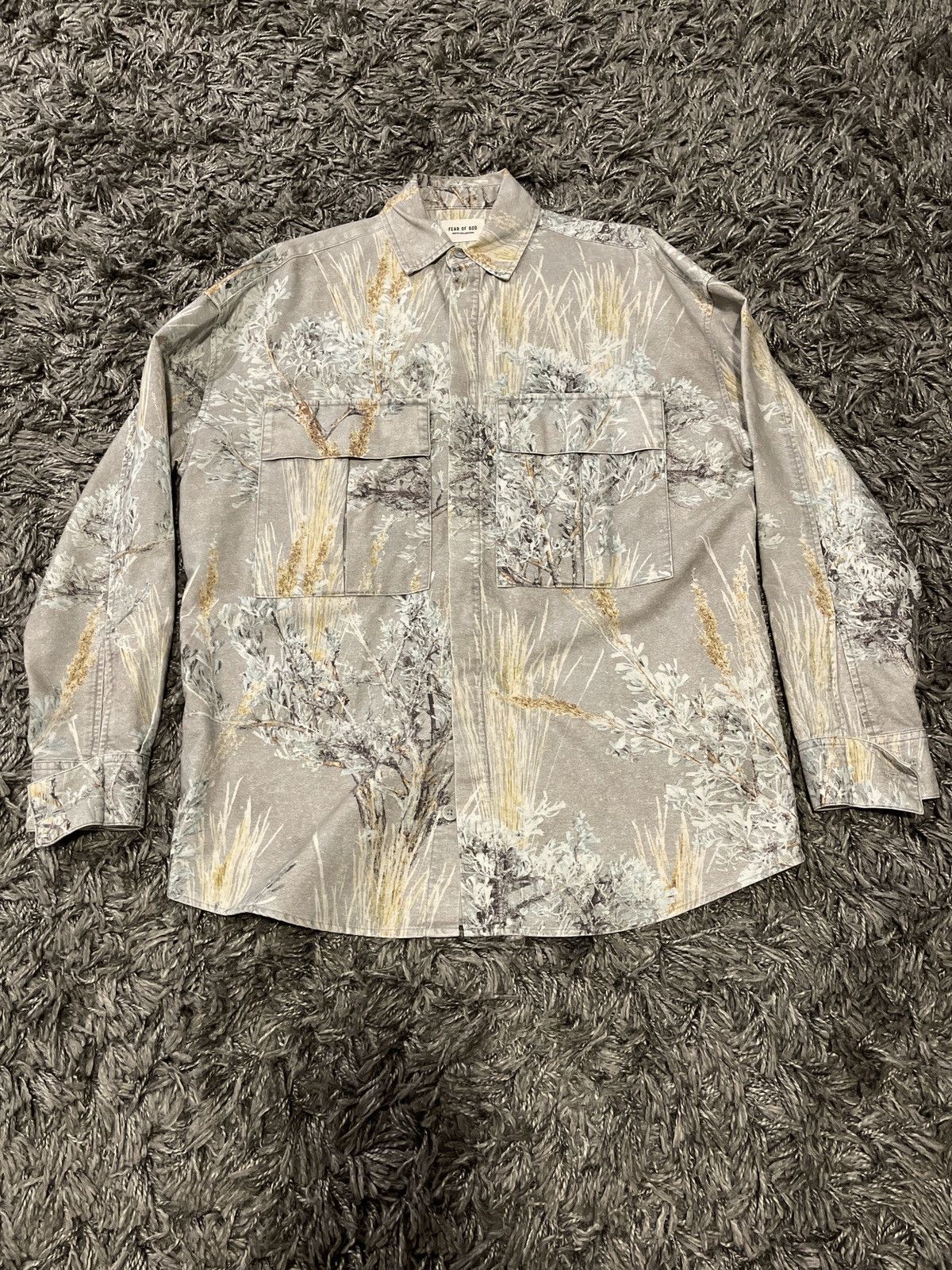 Fear of God Fear of God Prairie Ghost Camo Shirt | Grailed