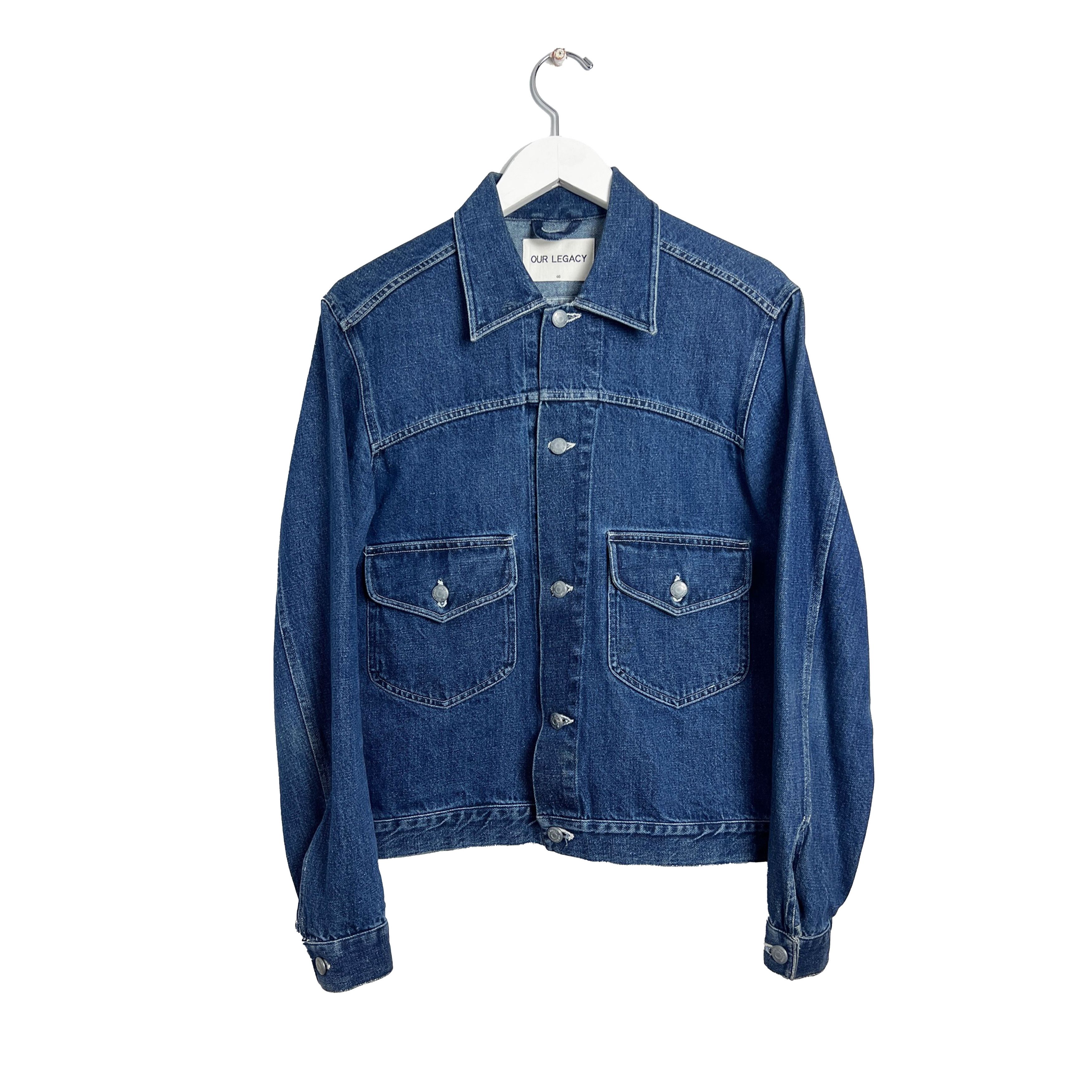 Our Legacy Denim Riding Jacket | Grailed